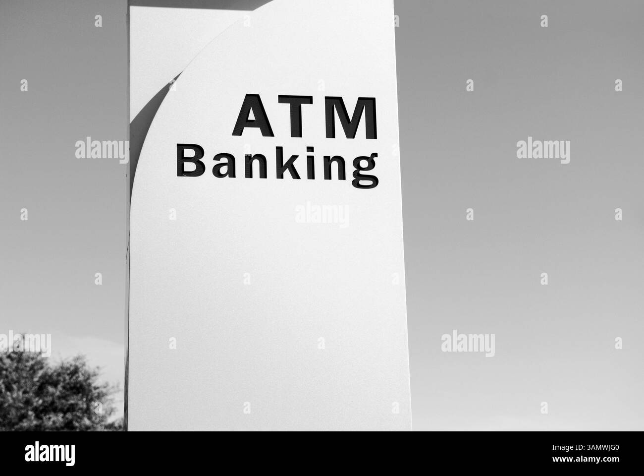 ATM banking sign in the USA, symbolizing finance, accessibility, and ...