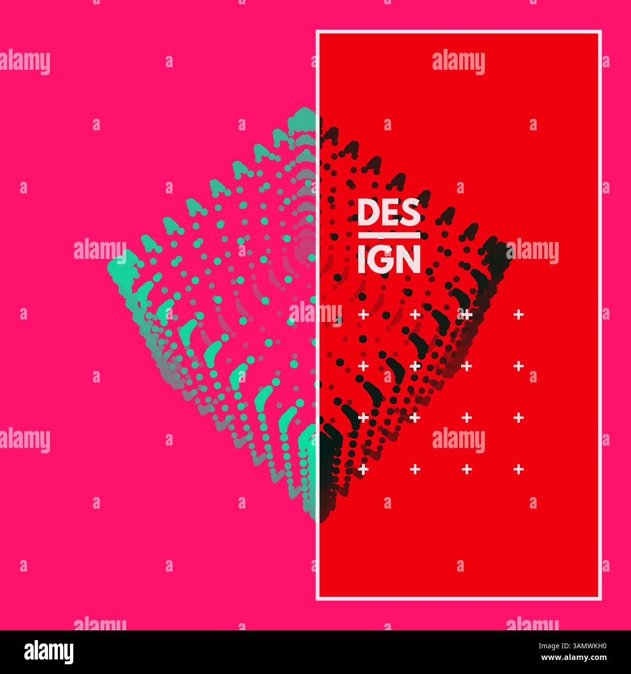 The Cube Consisting Of Points Connection Structure 3d Grid Design