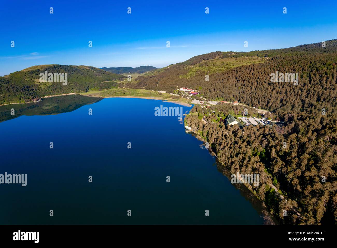 Aerial view of Abant Lake, Bolu, Turkey Stock Photo - Alamy