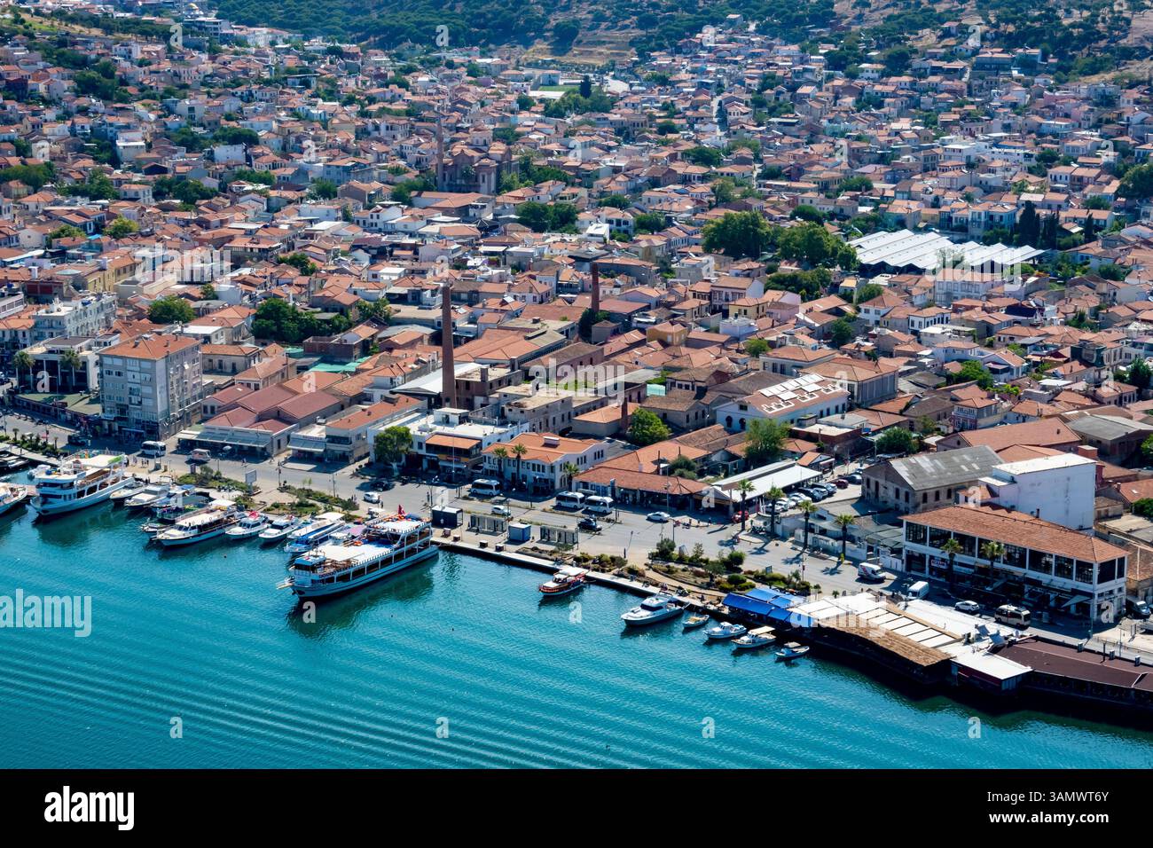 Aerial view of Ayvalik, Turkey Stock Photo - Alamy