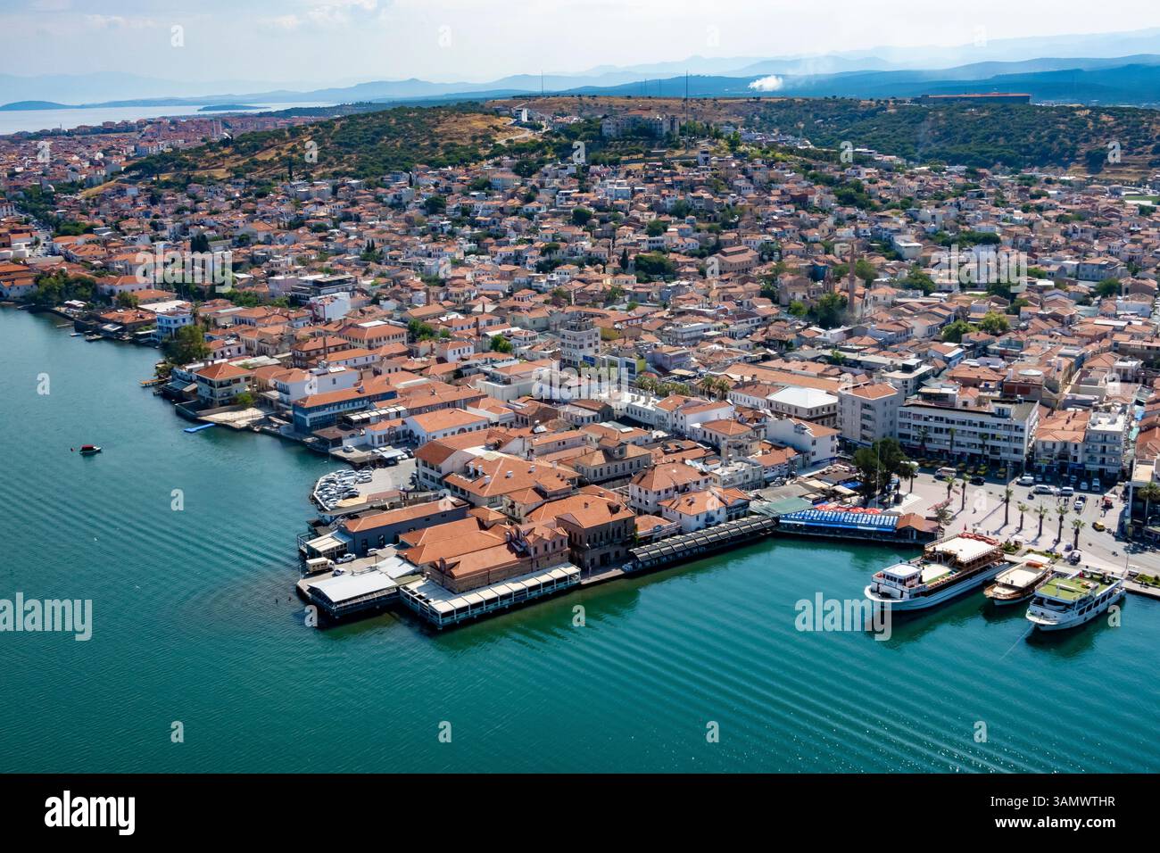 Aerial view of Ayvalik, Turkey Stock Photo - Alamy