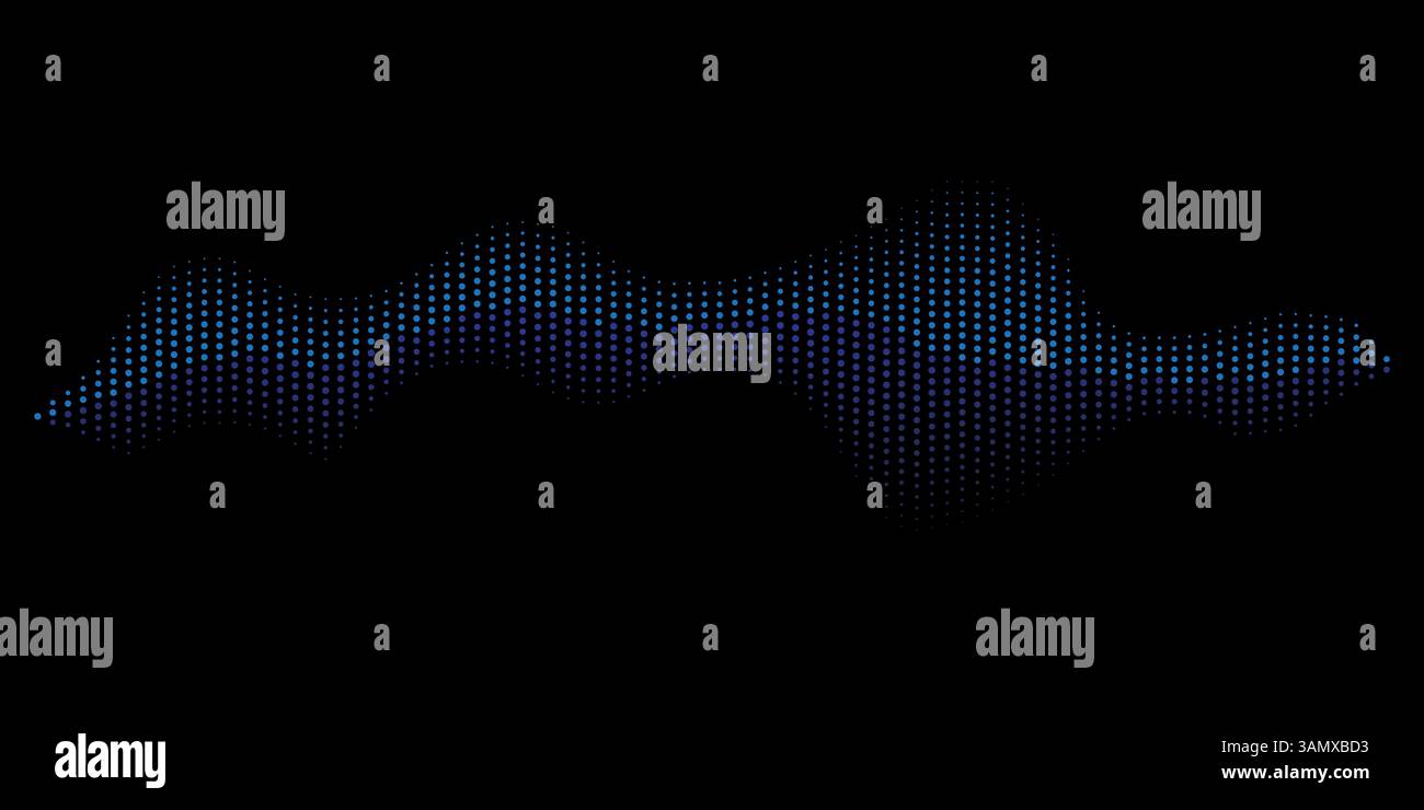 Vector Digital EQ Music Equalizer. Sound Wave Design Element. Speaking ...