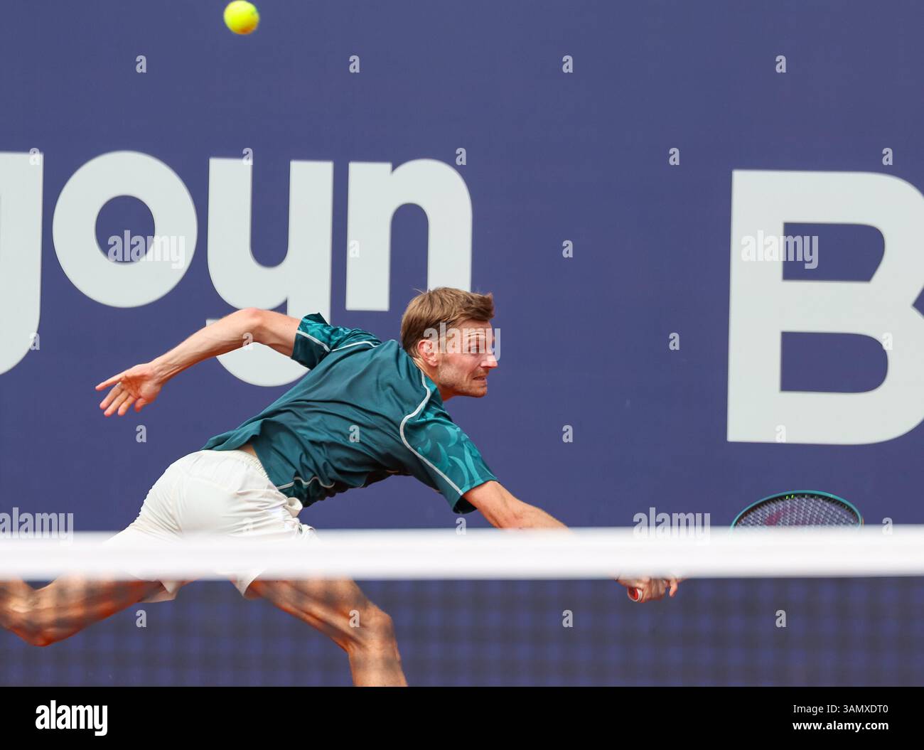 Muenchen, Deutschland. 14th Apr, 2025. David Goffin (Belgien), GER, BMW ...