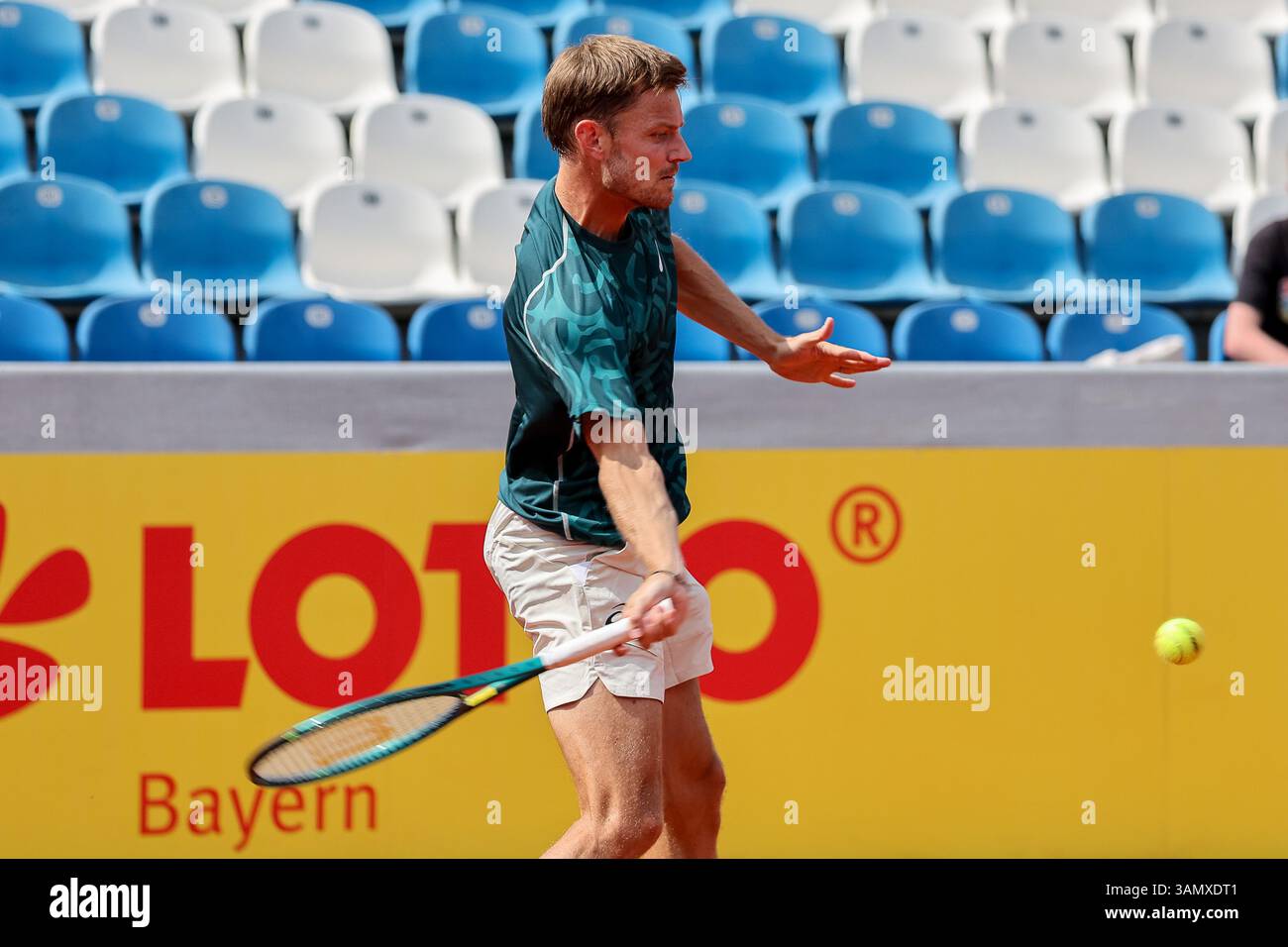 Muenchen, Deutschland. 14th Apr, 2025. David Goffin (Belgien), GER, BMW ...