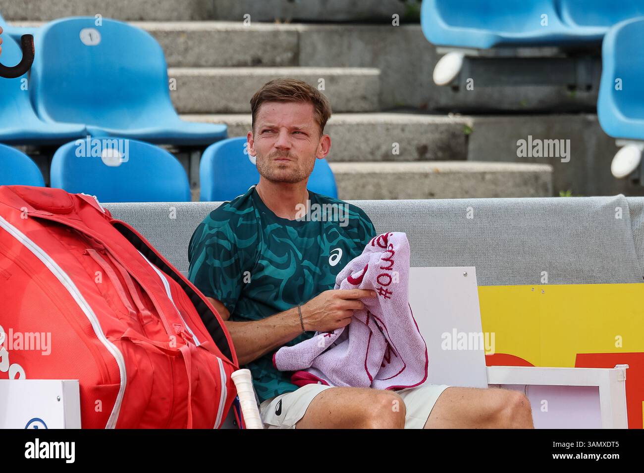 Muenchen, Deutschland. 14th Apr, 2025. David Goffin (Belgien), GER, BMW ...