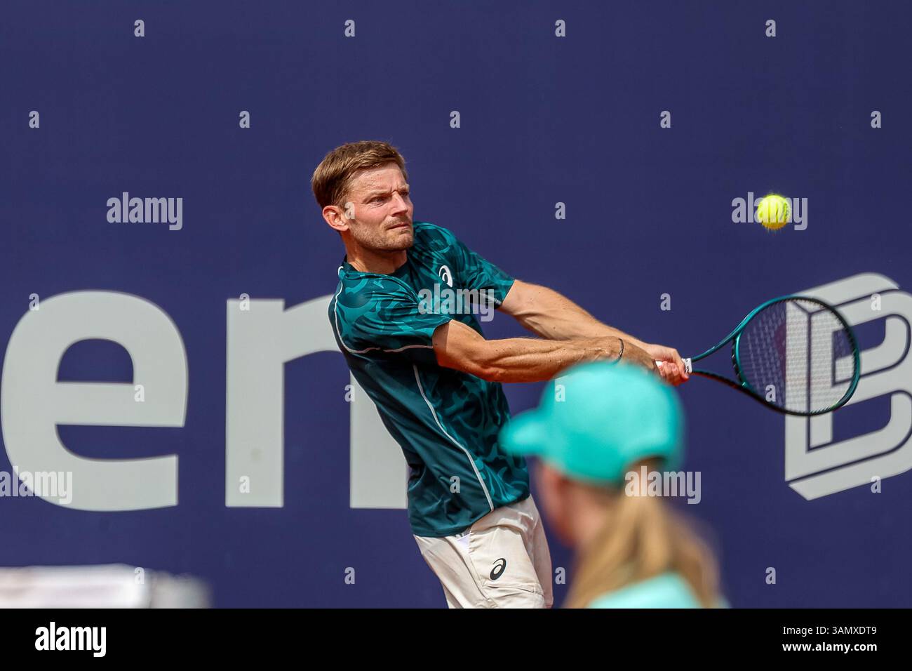 Muenchen, Deutschland. 14th Apr, 2025. David Goffin (Belgien), GER, BMW ...