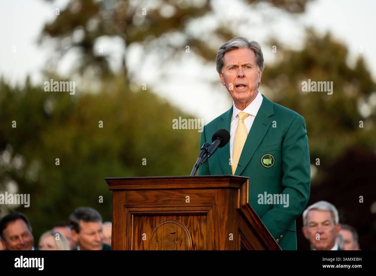 250413 Fred Ridley, Chairman of Augusta National Golf Club during the ...