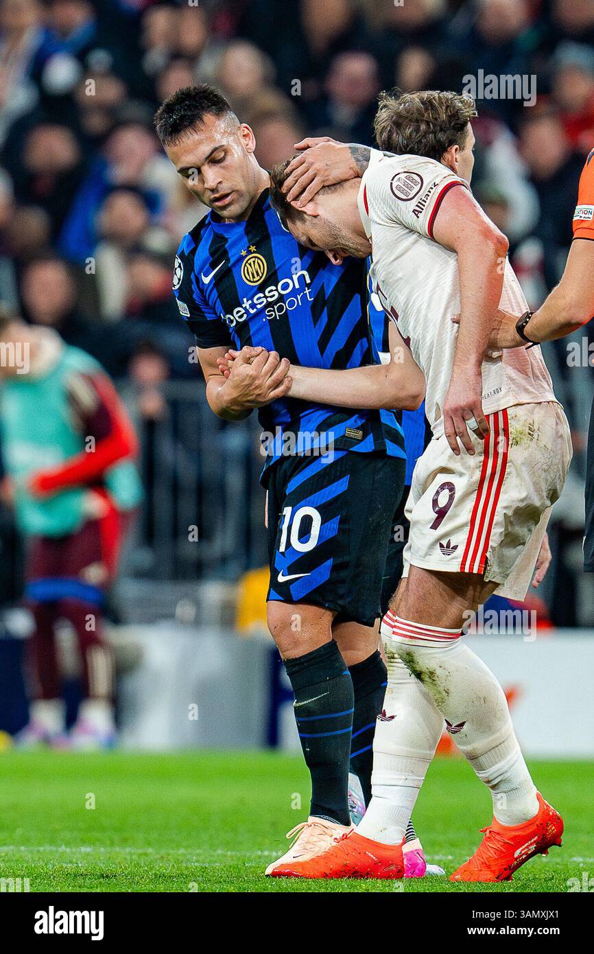 08.04.2025, FC Bayern München vs. Inter Mailand, UEFA Champions League ...