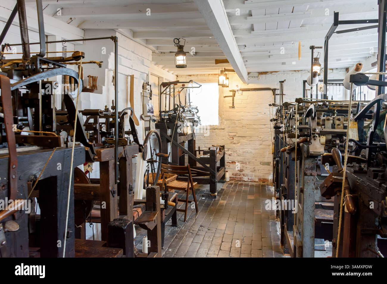 The Frameshop in the Framework Knitters Museum, Ruddington ...