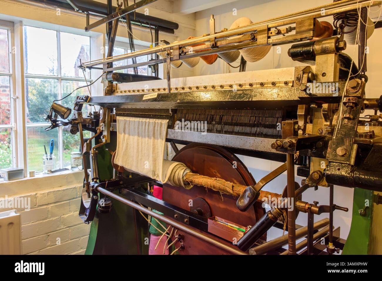 Green Tin Shawl Frame, c1950s, at the Framework Knitters Museum ...
