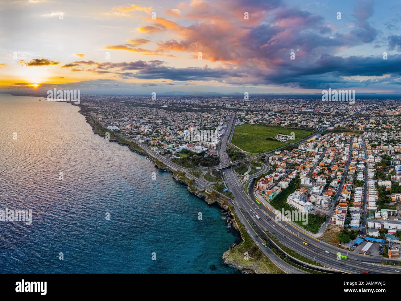 Aerial view junction juan hi-res stock photography and images - Alamy