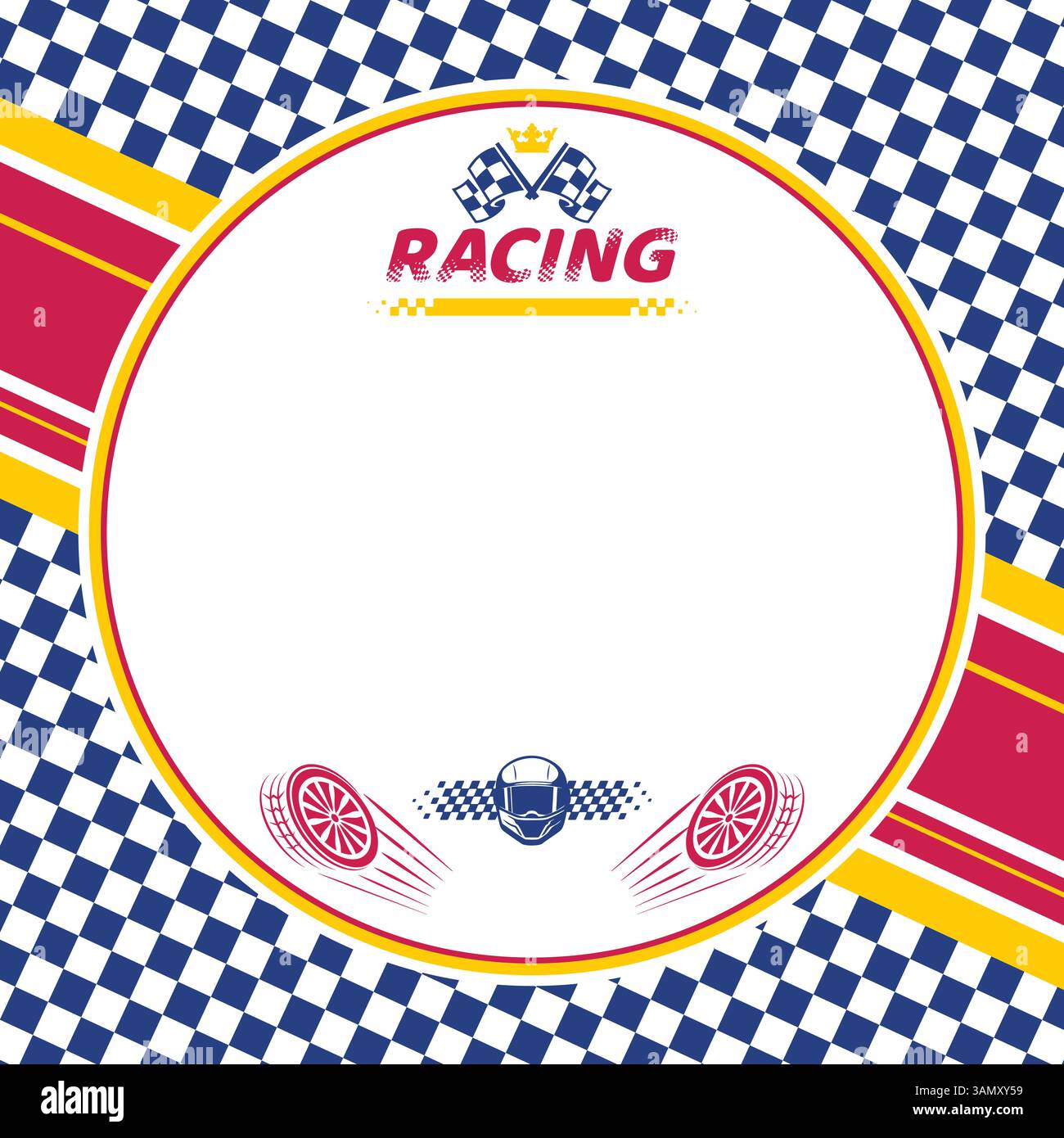Racing award circle certificate Stock Vector Image & Art - Alamy