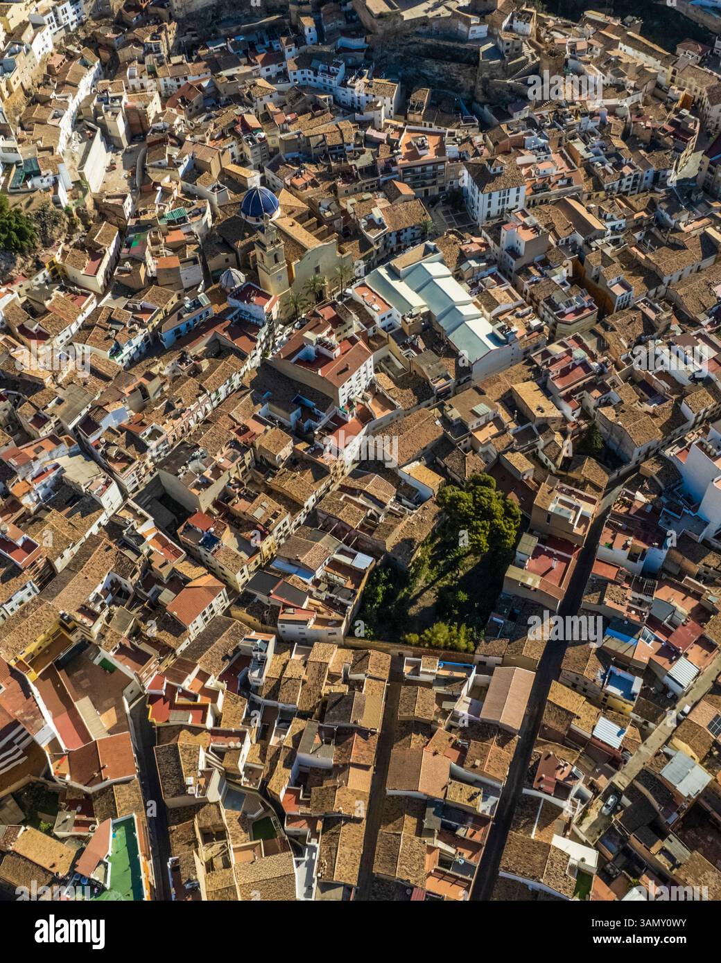 Aerial view of Bunol, Valencia, Spain Stock Photo - Alamy