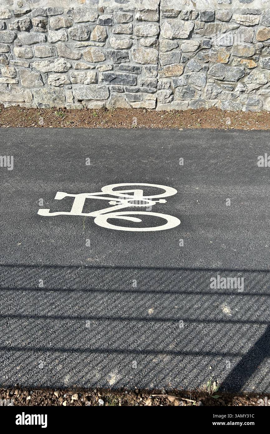 Monday April 14, 2025 - Ballinrobe, Mayo, Ireland: A new Greenway now ...