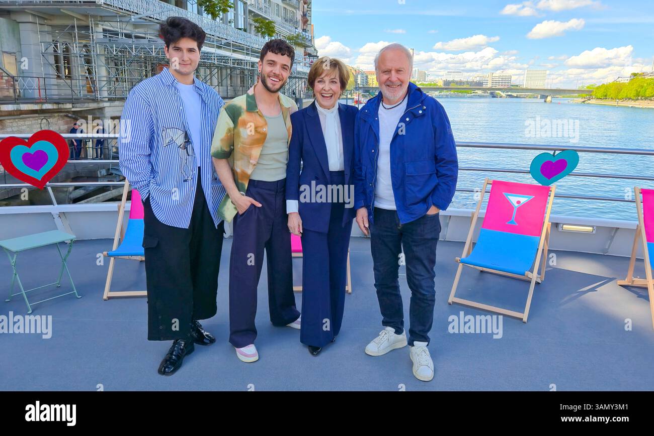 Basel, Switzerland - April 14, 2025: Eurovision Song Contest, ESC 2025 ...