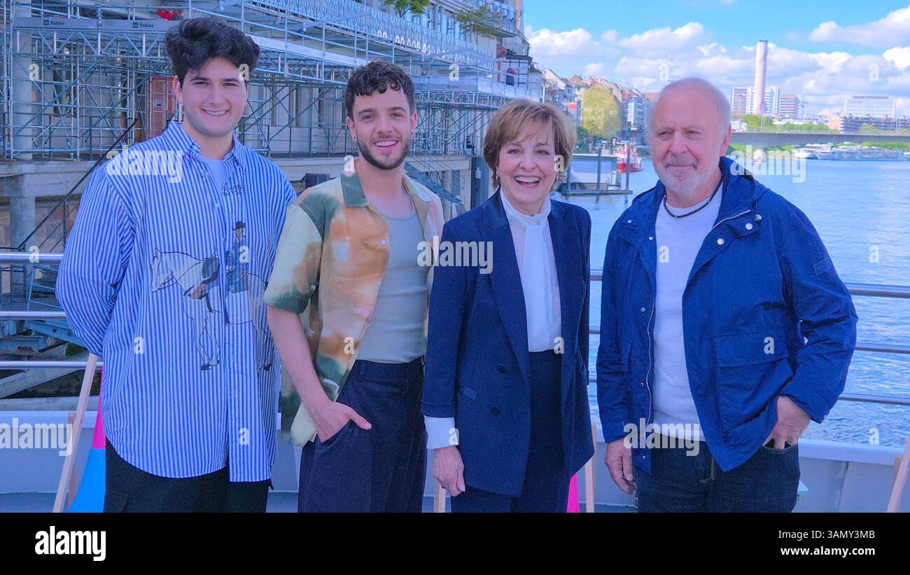 Basel, Switzerland - April 14, 2025: Eurovision Song Contest, ESC 2025 ...