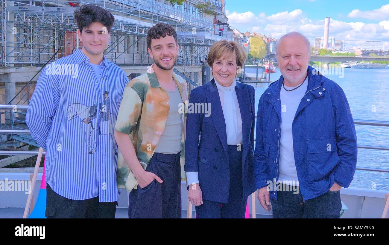 Basel, Switzerland - April 14, 2025: Eurovision Song Contest, ESC 2025 ...