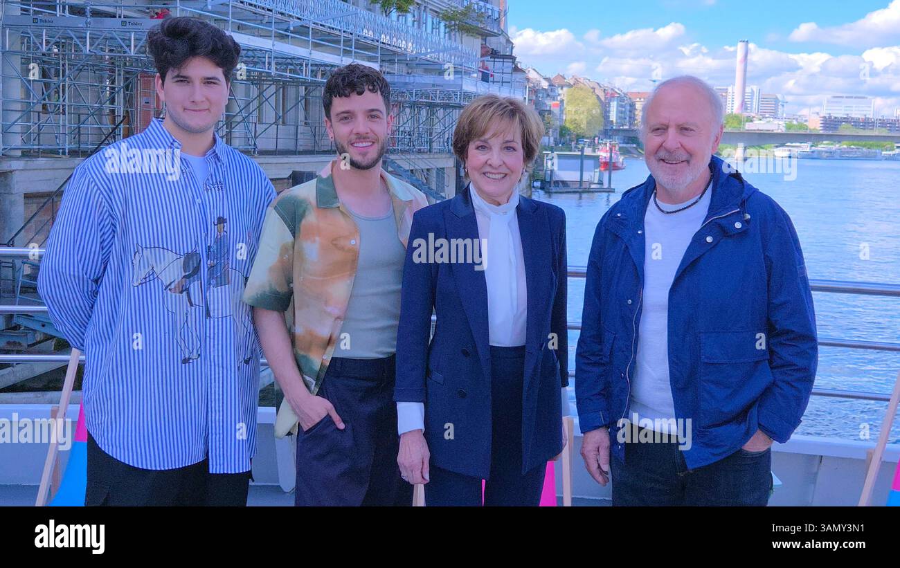 Basel, Switzerland - April 14, 2025: Eurovision Song Contest, ESC 2025 ...