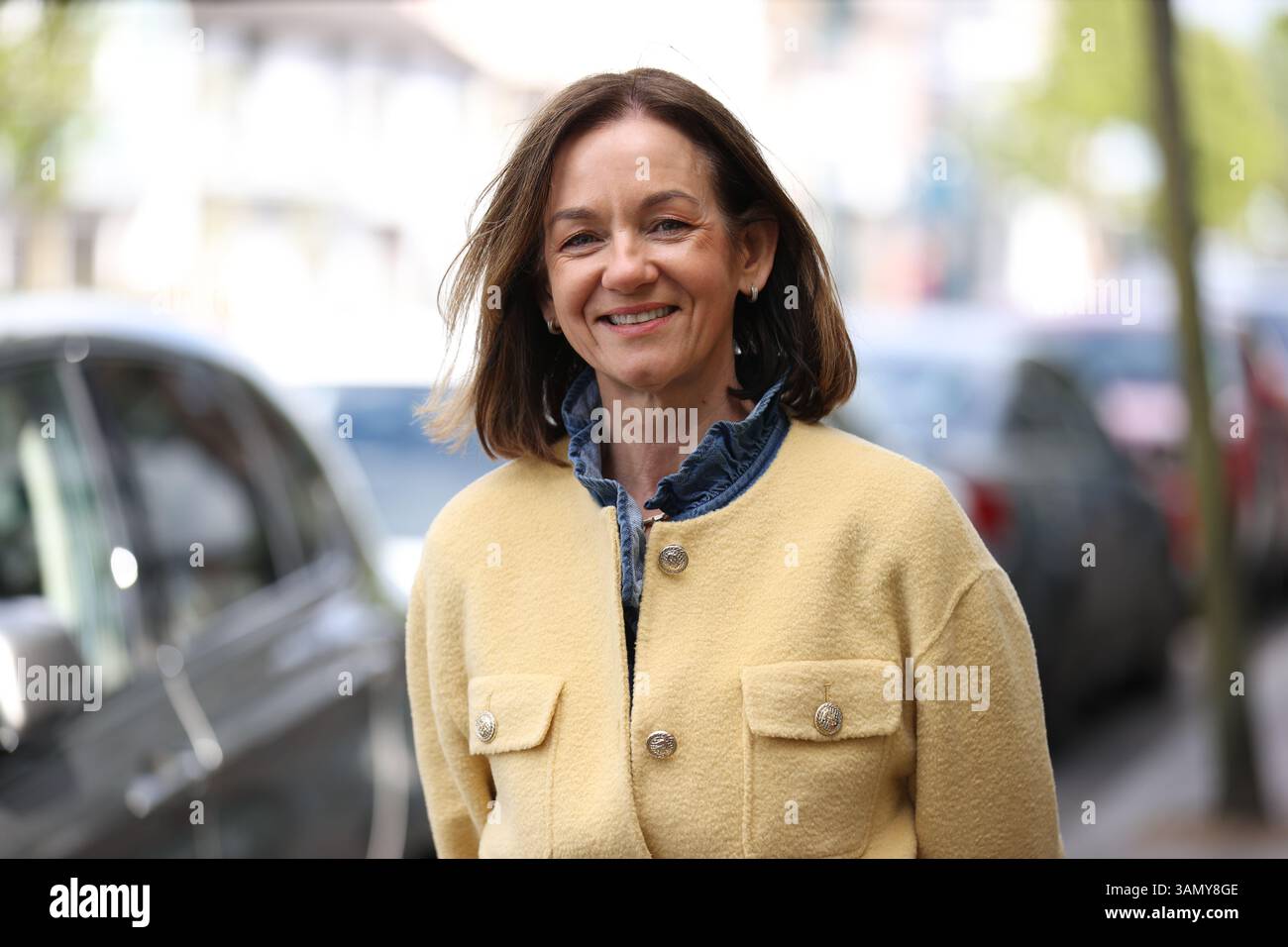 Alliance Councillor, Gillian McCollum, in Holywood, Co Down, to discuss ...