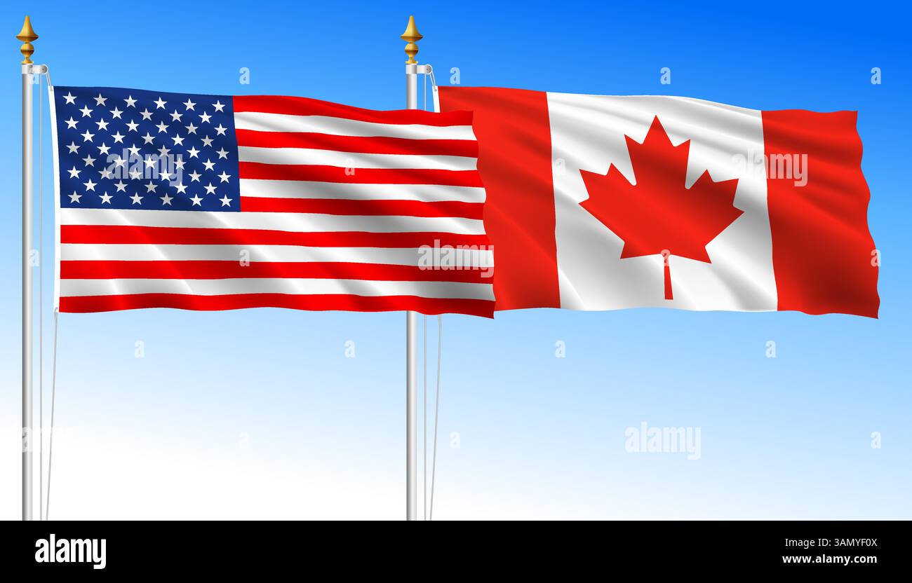 Canada vs usa Stock Vector Images - Alamy