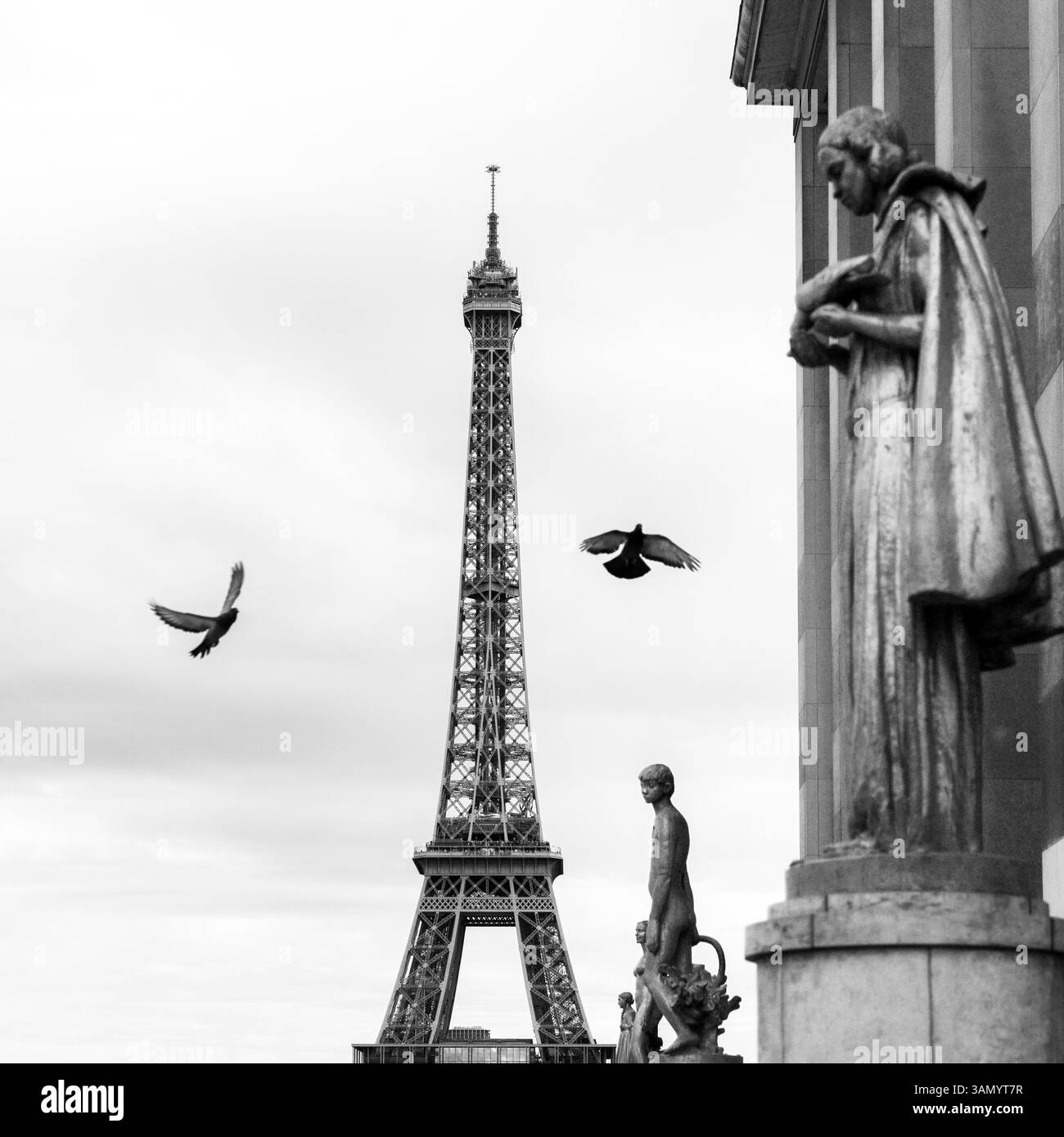 The distinct and unmistakable architecture of Paris France, with the ...