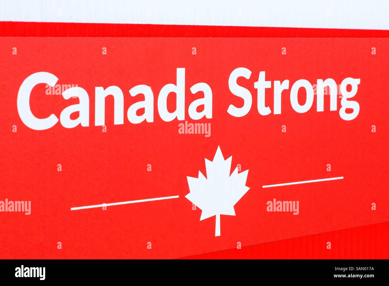Political sign of the Liberal Party of Canada during the elections 2025 ...