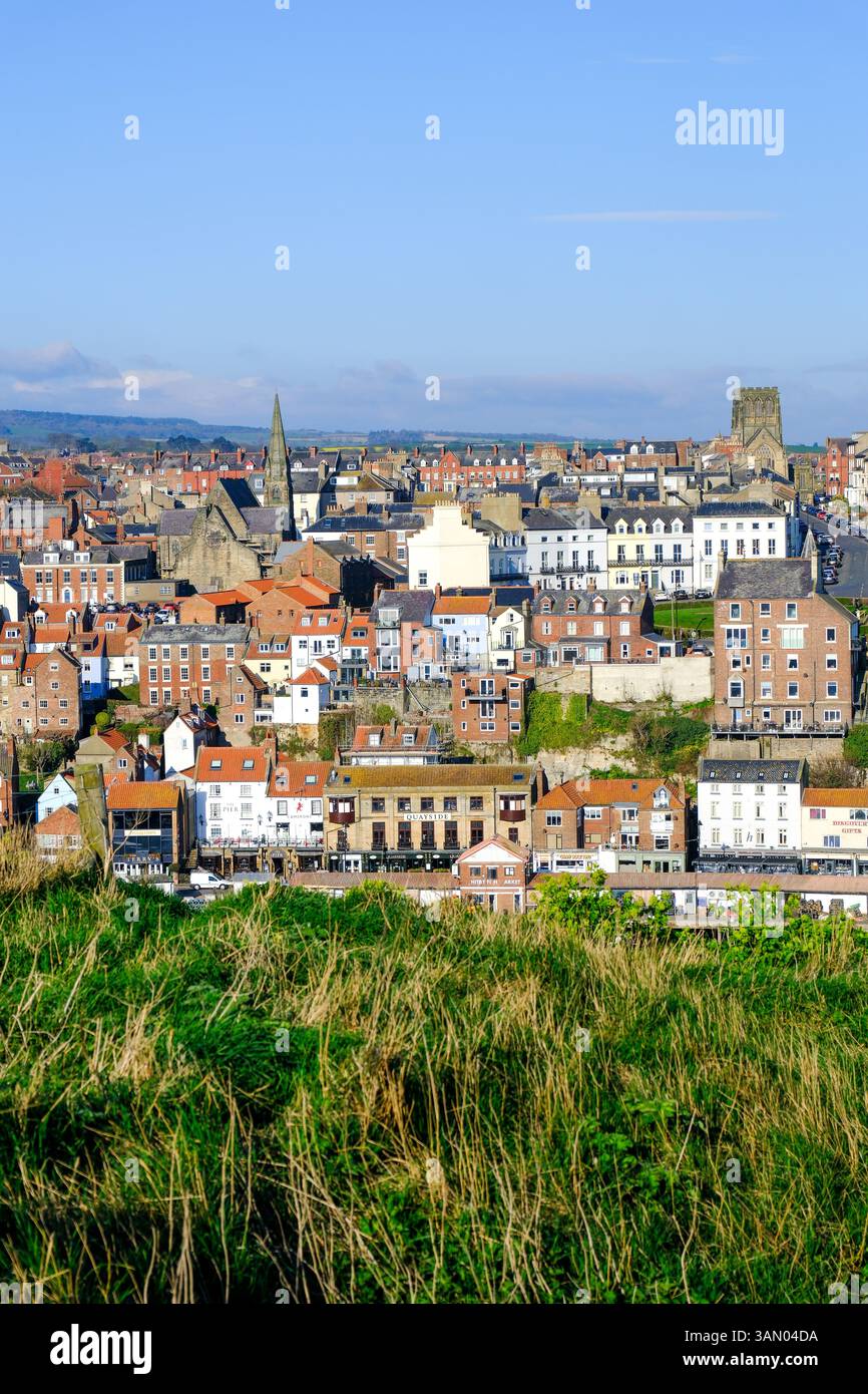 11 April 2025 - Whitby UK - Whitby and the historic old town and ...