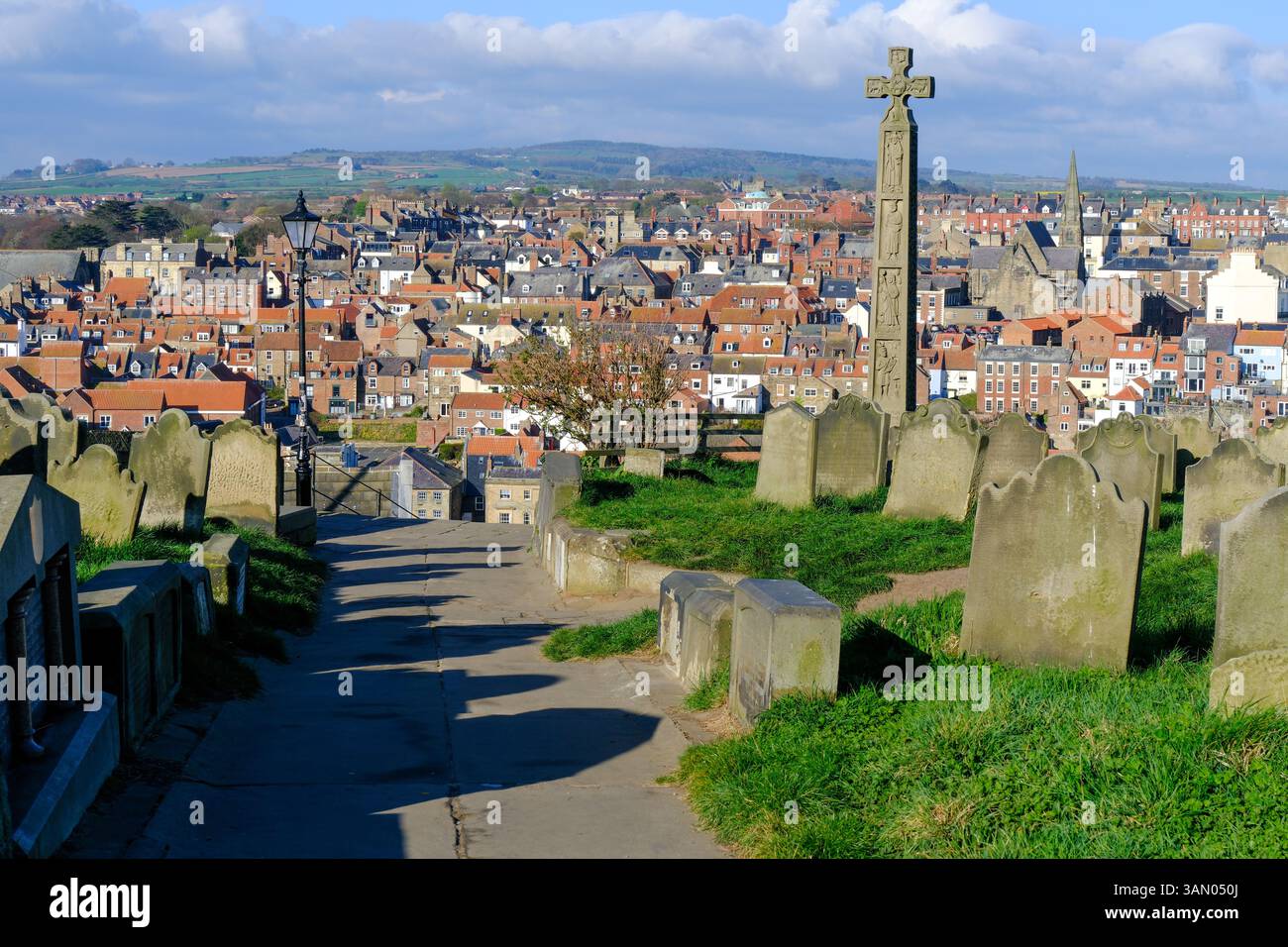13 April 2025 - Whitby, UK - The Church of St Mary the Virgin in the ...