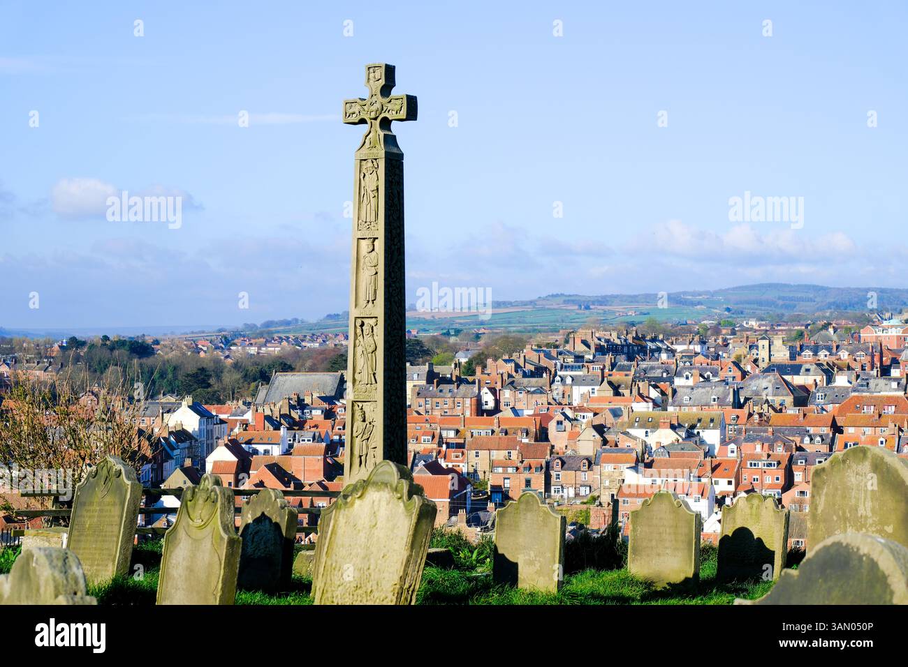 13 April 2025 - Whitby, UK - The Church of St Mary the Virgin in the ...