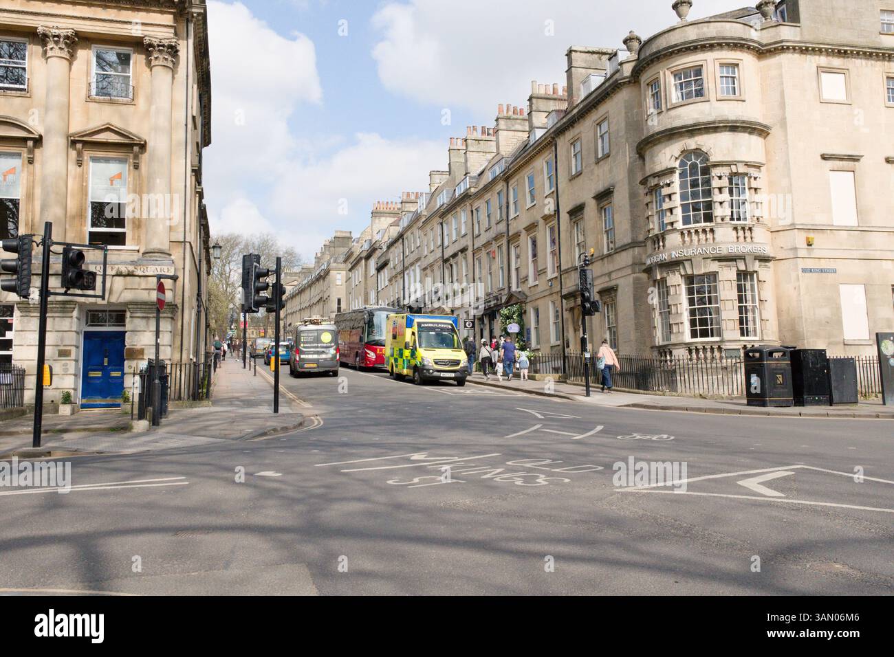 Street scene in Bath, UK Stock Photo - Alamy