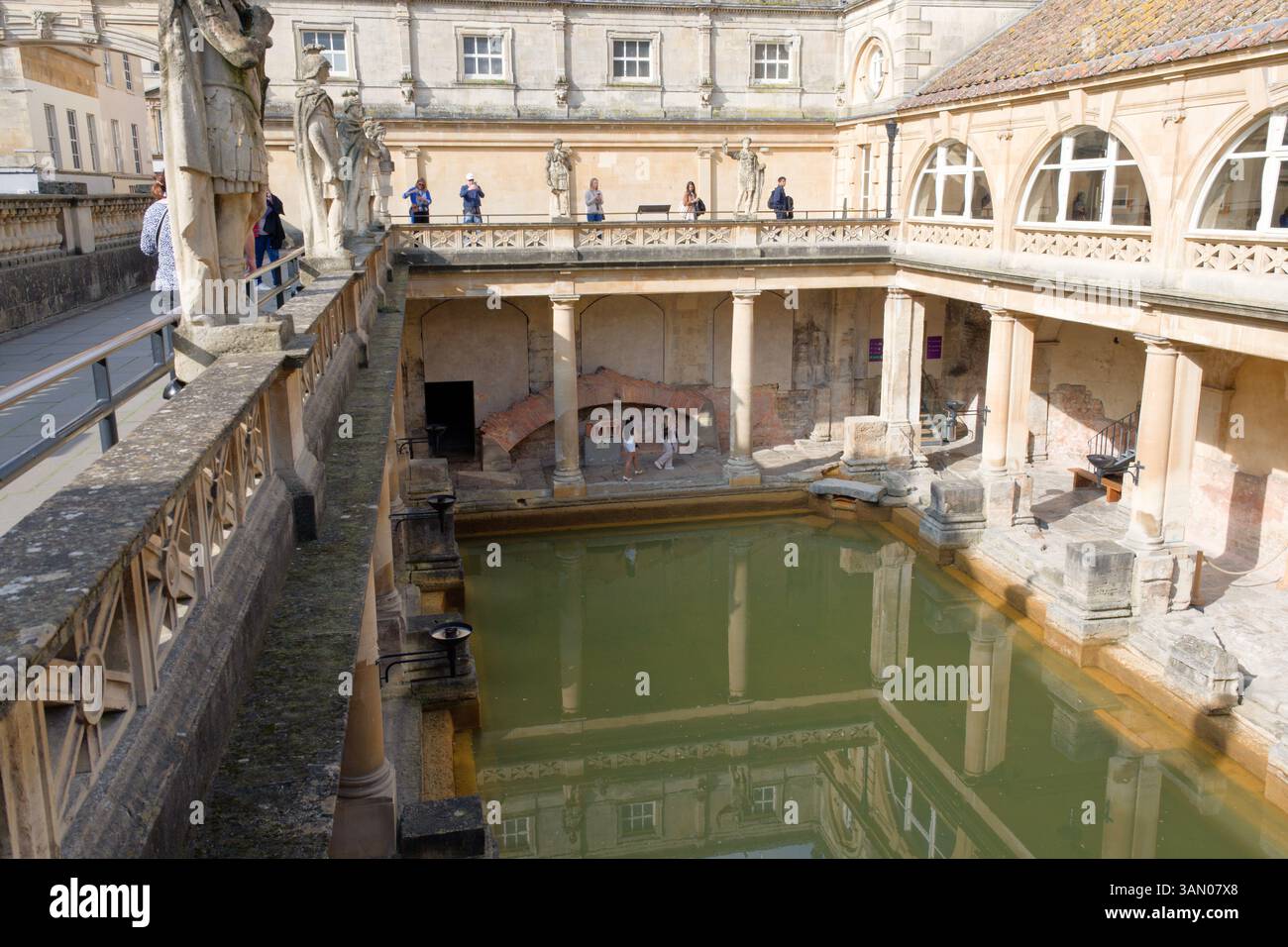 Ancient Roman spring spa in Bath, UK Stock Photo - Alamy