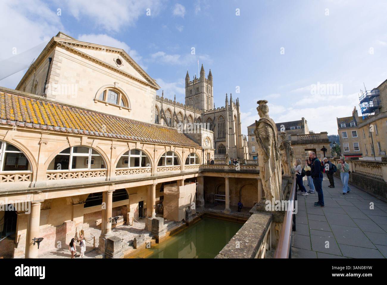 Ancient Roman spring spa in Bath, UK Stock Photo - Alamy