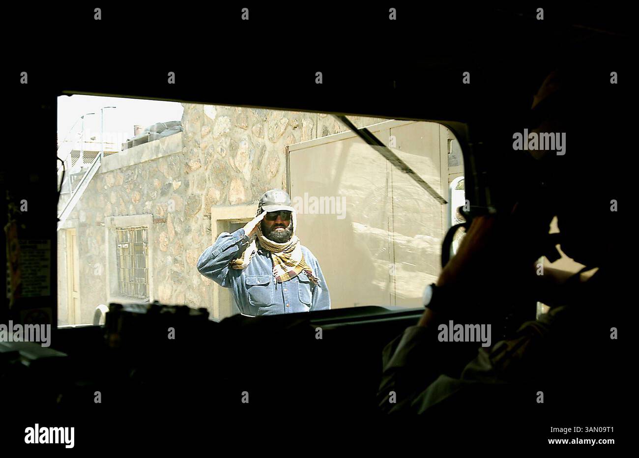 Oct. 7, 2004 - Kabul, Afghanistan - An Afghan National the soldiers ...
