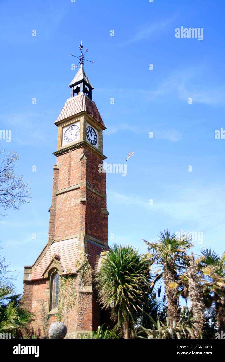 The red brick Clock Tower was built in 1887 to commemorate Queen ...