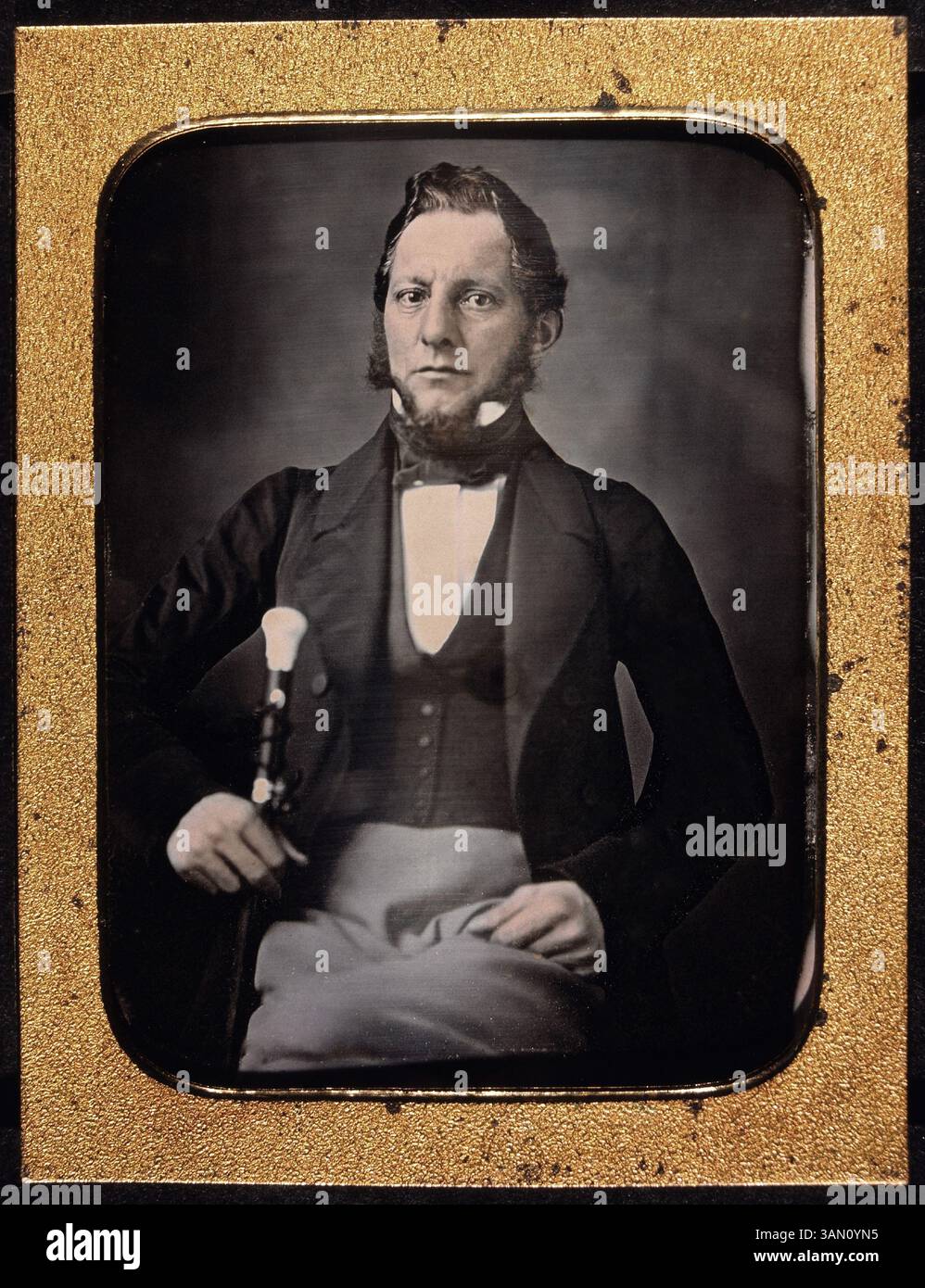 June 1, 1900 - Bearded Man in Formal Attire, Portrait, Daguerreotype ...