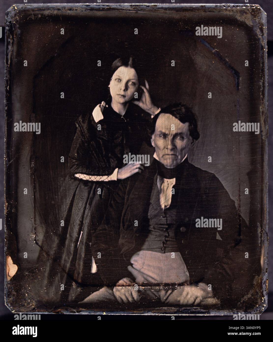 June 1, 1900 - Couple Portrait, Daguerreotype, Circa 1850's (Credit ...