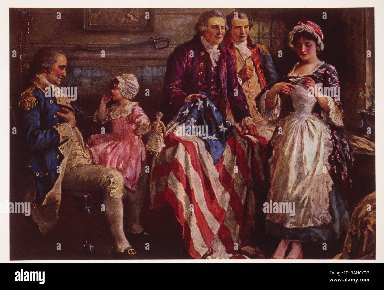 Betsy ross flag first hi-res stock photography and images - Alamy
