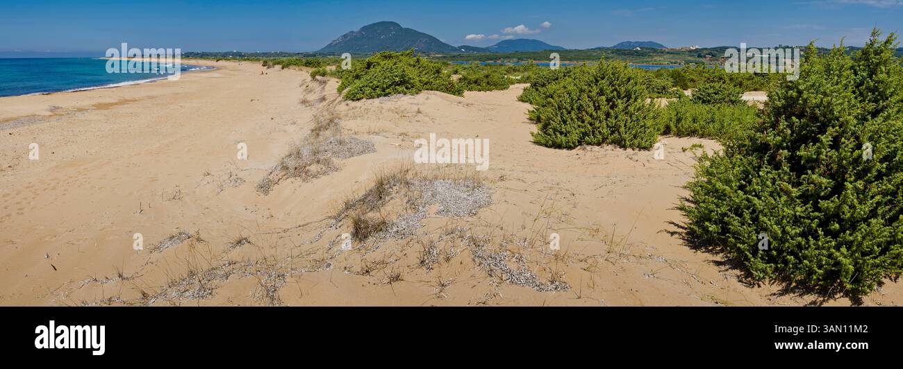 Chalikounas beach, Lake Korission, Corfu, Griekenland, Greece, René van ...
