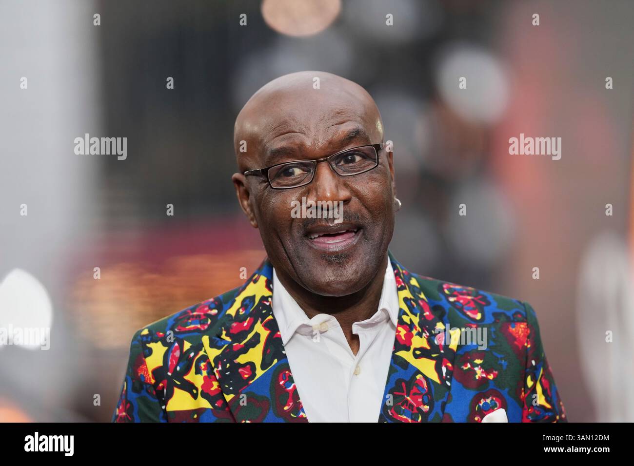 Delroy Lindo poses for photographers upon arrival at the premiere of ...