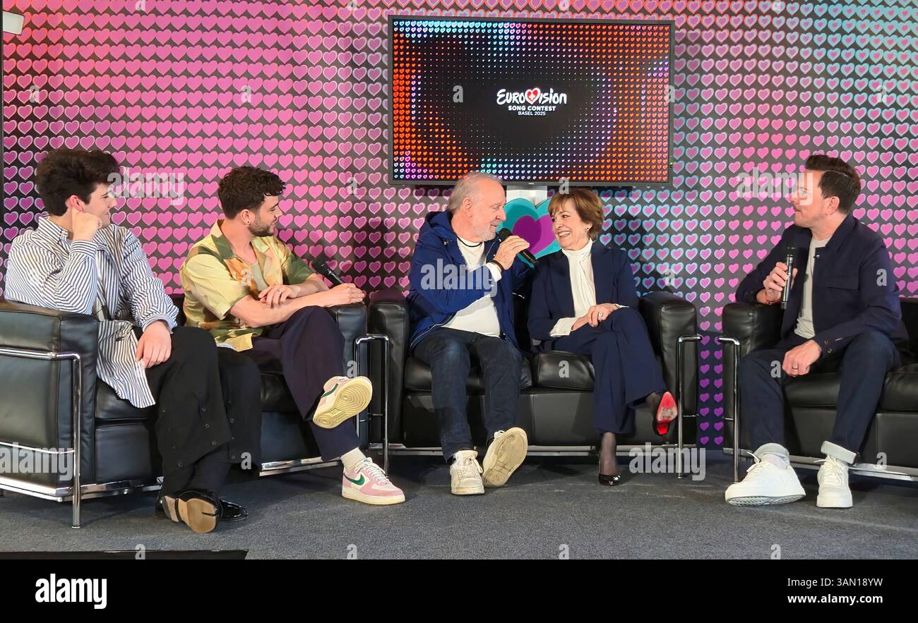 Basel, Schweiz. 14th Apr, 2025. Basel, Switzerland - April 14, 2025 ...