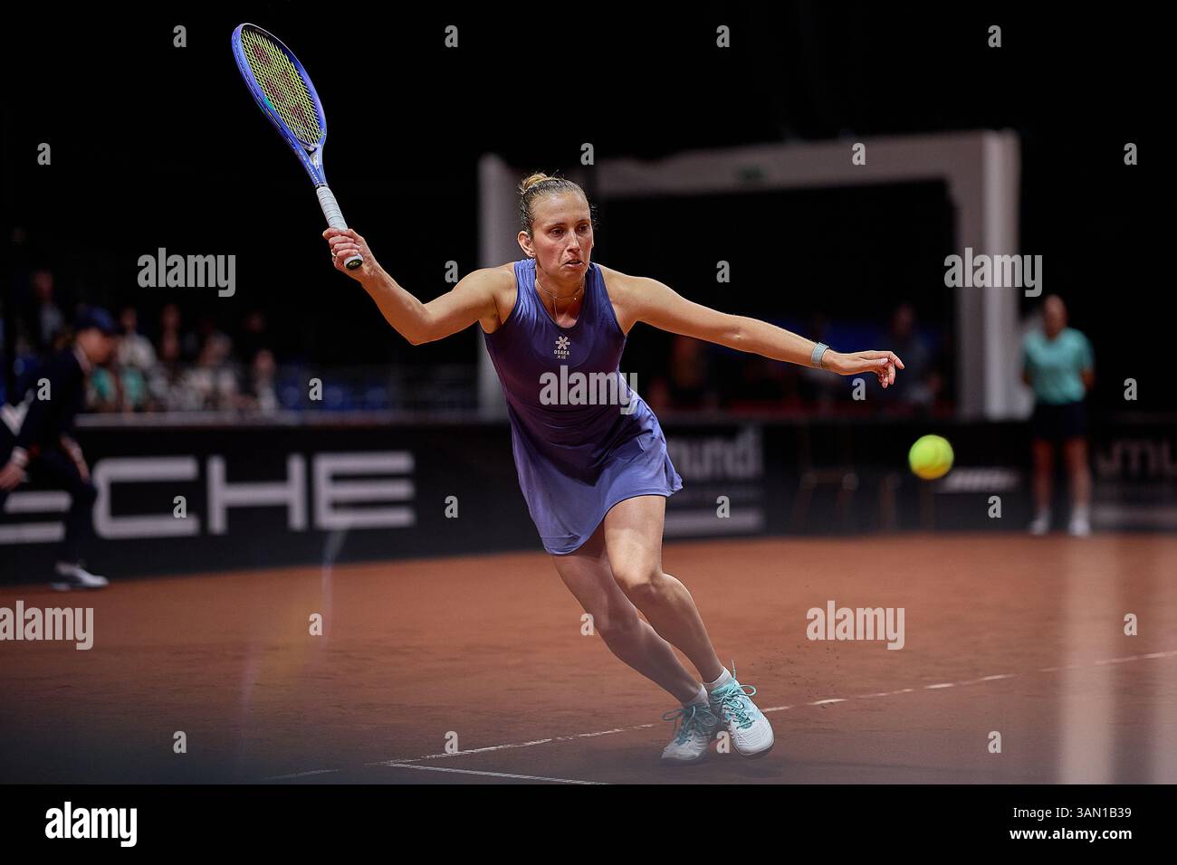 April 14, 2025, Stuttgart, Baden-Wuerttemberg, Germany: Elise Mertens ...