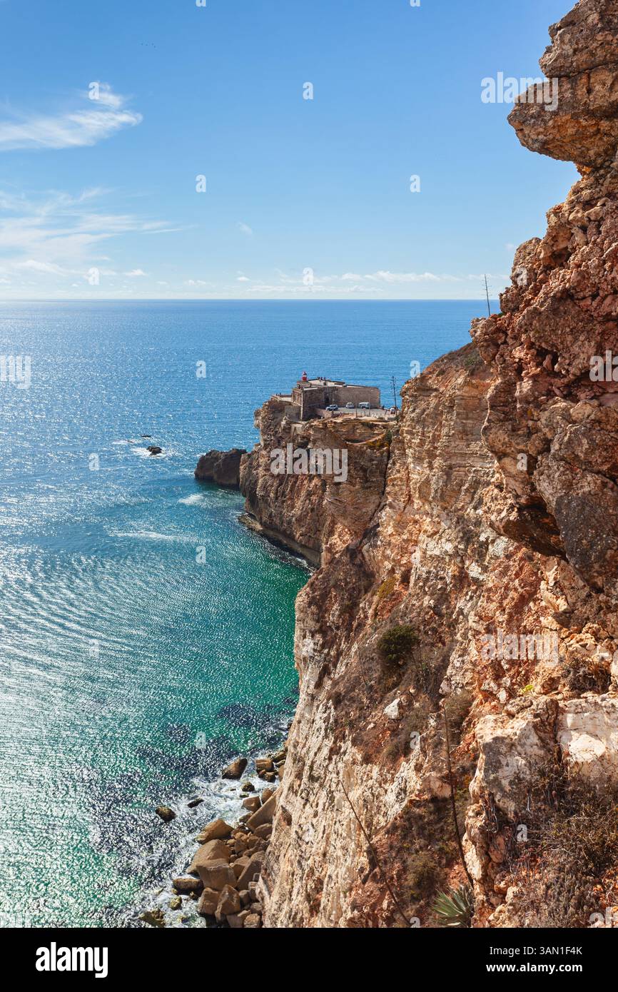 The iconic Fort of São Miguel Arcanjo is built on a cliff overlooking ...