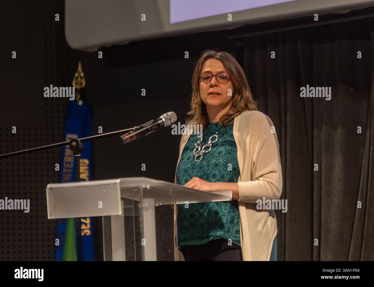 Milano, Italia. 14th Apr, 2025. Anna Scavuzzo Cerimonia di consegna a ...