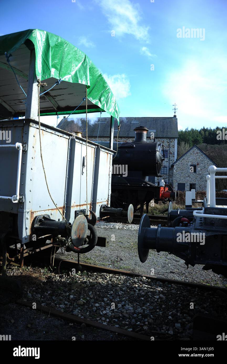 "3205" arriving at Staverton Station from Totnes Stock Photo - Alamy