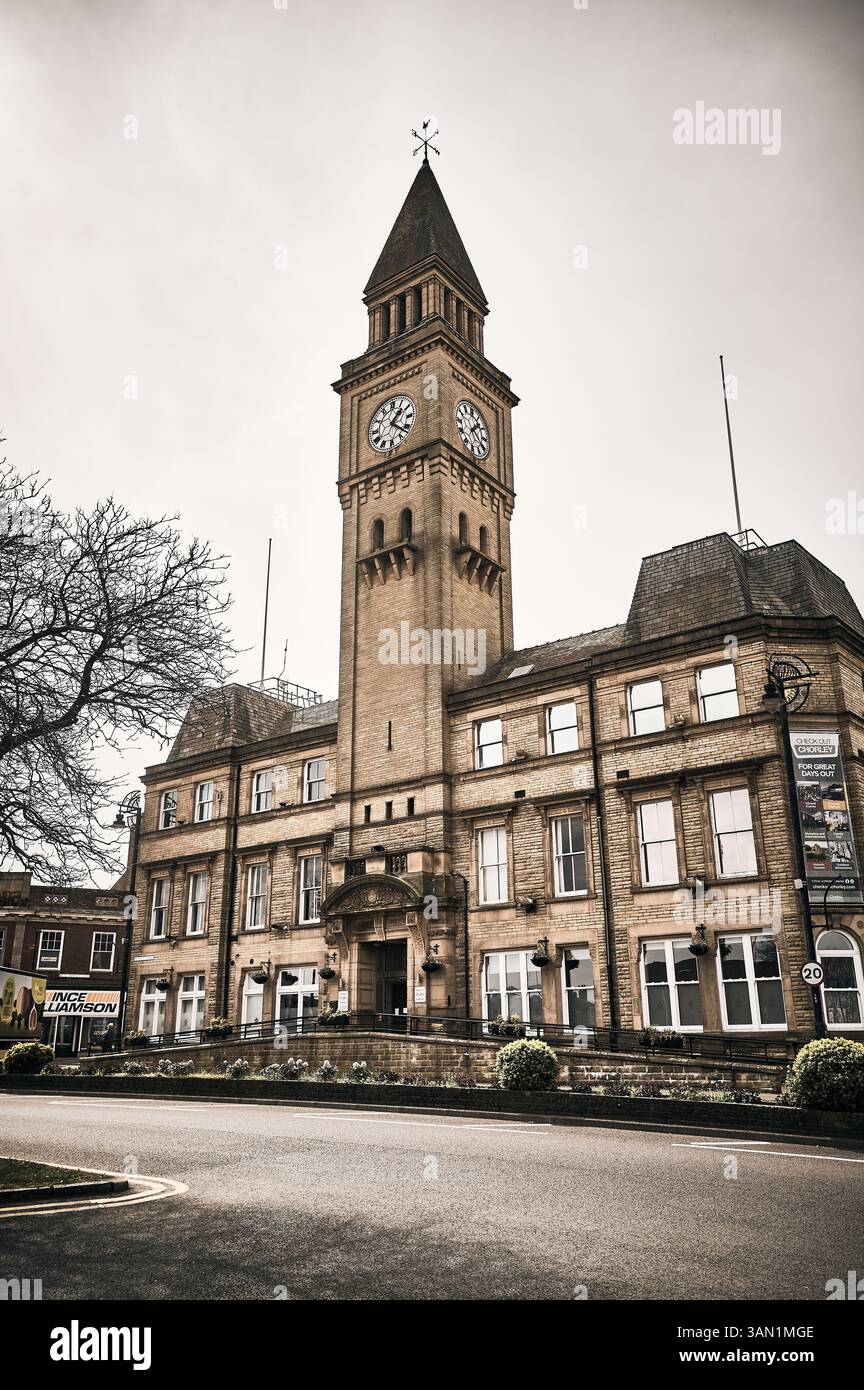 Exterior of Chorley Town Hall Stock Photo - Alamy