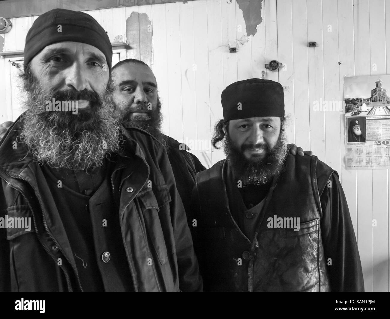 First monks Black and White Stock Photos & Images - Alamy
