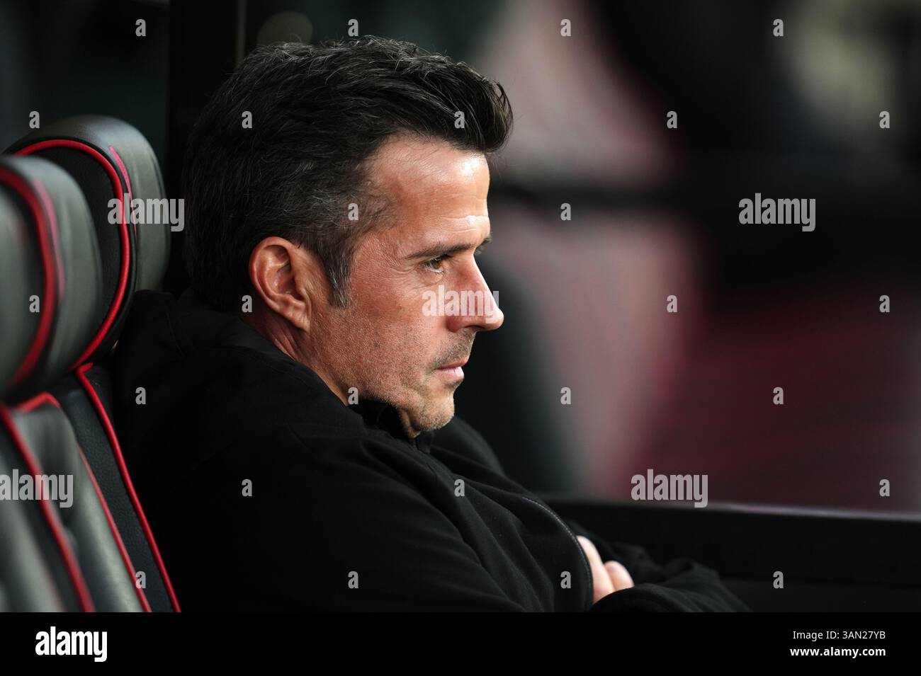Fulham manager Marco Silva before the Premier League match at the ...