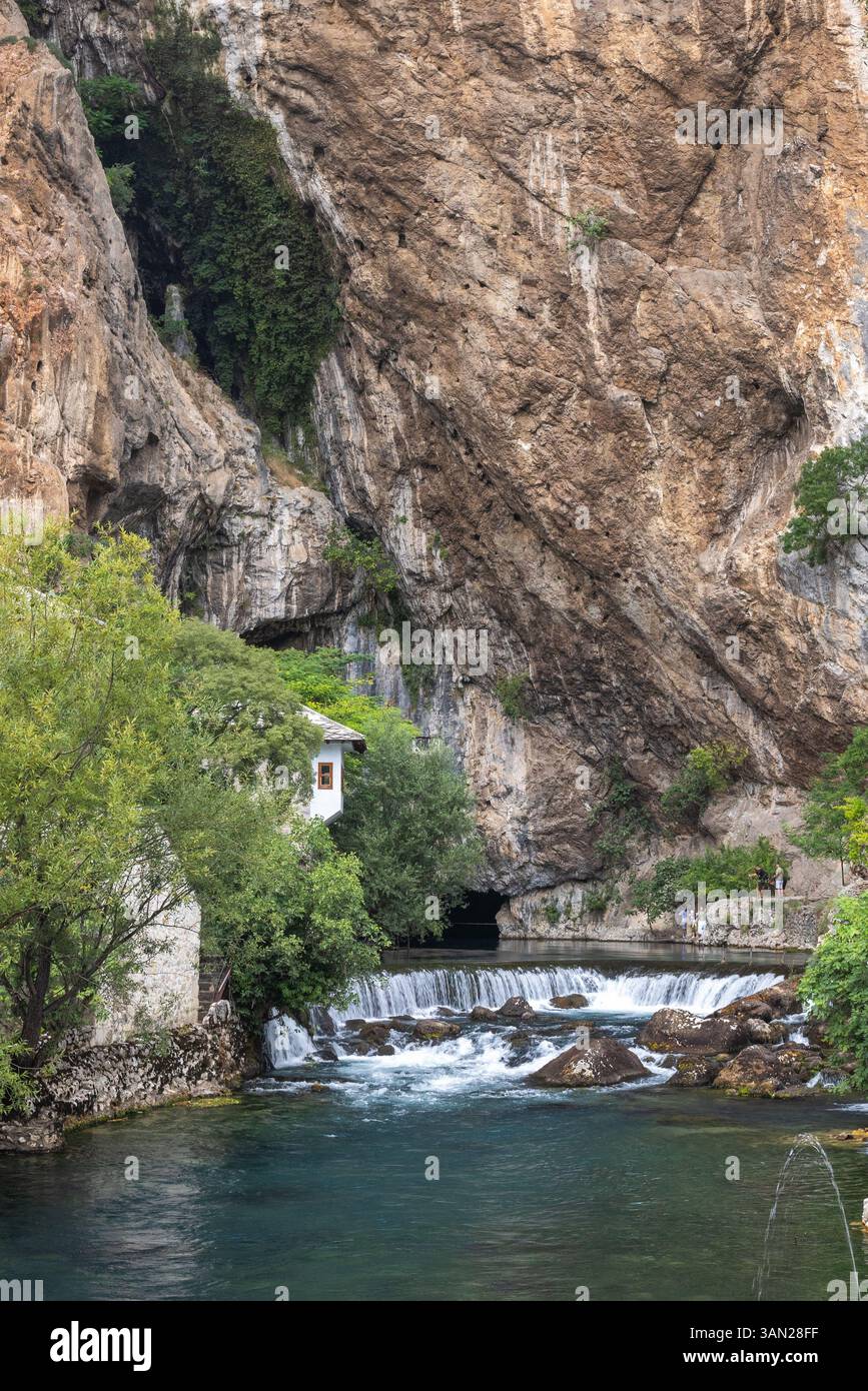 Buna river near the Blagaj Tekke monastery, Bosnia and Herzegovina ...