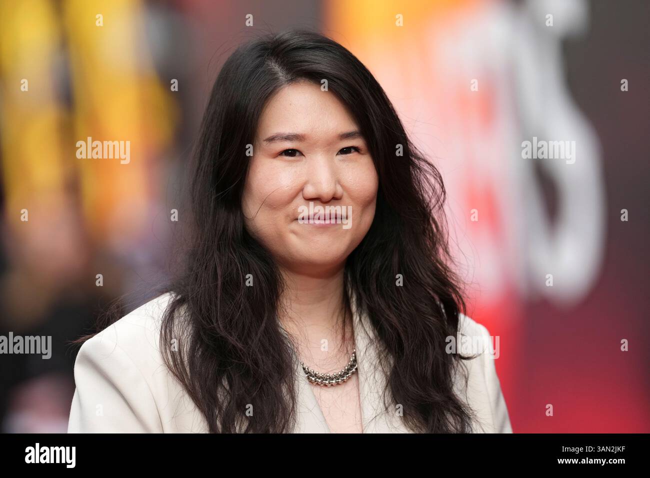 Rebecca Cho poses for photographers upon arrival at the premiere of the ...