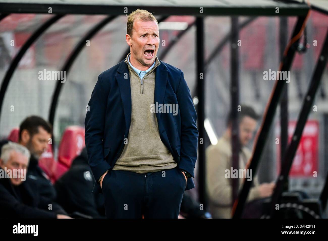 ALKMAAR - FC Volendam coach Rick Kruys during the Dutch Premier League ...